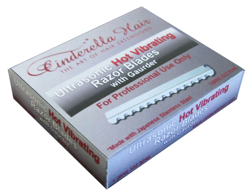 Cinderella Hair Ultrasonic Hot Vibrating/Texturizing Razor Blades 10 ...